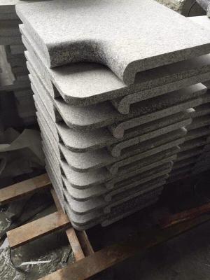 Cina Pietra per lastricati di pietra del lastricatore della pietra per cimasa del granito di bianco grigio per la piscina in vendita