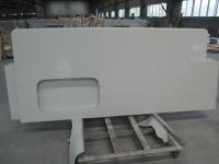 China Customized Polished Big Slab Solid Stone Countertops For House for sale
