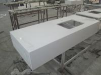 China Thickness 2cm 3cm Artificial Quartz Solid Stone Countertops for sale