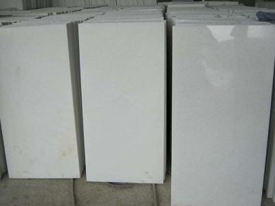 Cina Mattonelle e lastra di marmo bianche di cristallo per il rivestimento murale e la pavimentazione Pavment in vendita