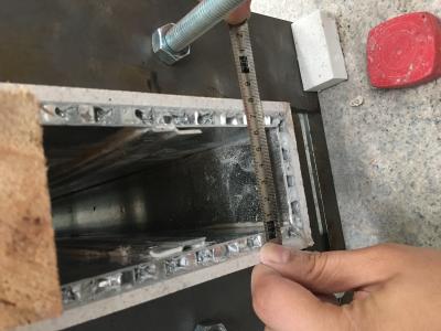 Cina 20mm che nessun calcare leggero di radiazione riveste per la decorazione della parete esterna in vendita