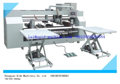 China semi auto two piece joint stitcher for corrugated box for sale