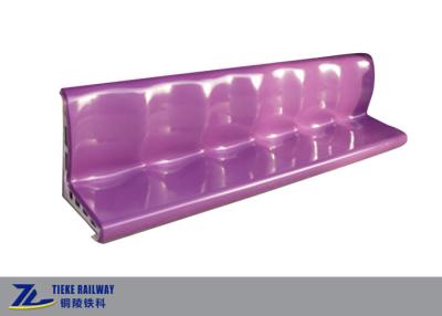 China Fire Resist Metro Passenger Seat FPR Molding For Subway for sale