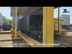 1435mm 표준 구간 90 톤 채용 부하 광물 광석을 위한 빠른 배charge Hopper Wagons