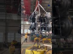 25t Axle Load Meter Gauge Wagon-Lorrie met Hoge Lading en Duurzaam Kader