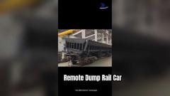 2026 New-Wireless Remote Control Side Dump Wagon Self-tipping Railcar