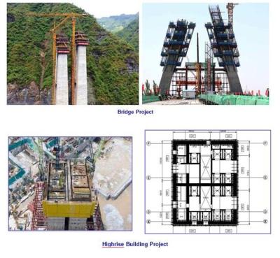 Cina Lotta contro l'erosione rampicante automatica gialla rossa del sistema 2.5*6m della cassaforma in vendita