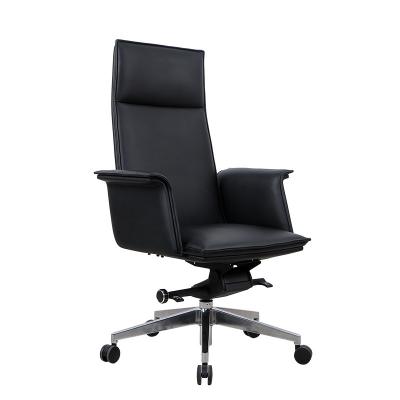 Cina Cuoio moderno esclusivo dell'unità di elaborazione della sedia di cuoio della sedia ergonomica fissa di compito in vendita