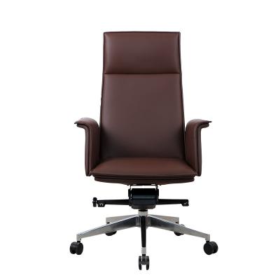Cina Sedia di cuoio moderna di gioco del PC di compito di Brown di esclusiva ergonomica della sedia 70mm in vendita
