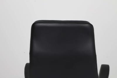 中国 調節可能な人間工学的のオフィスの革張りのいす60mm PUの足車SGS 販売のため