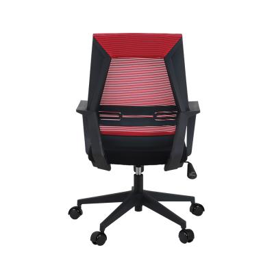 Cina Base rossa di Mesh Office Chair With Nylon della parte posteriore di sostegno lombare del nero ergo regolare della sedia alta in vendita
