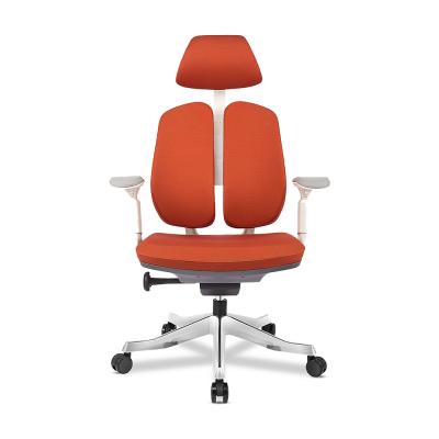 Cina Sedia ergonomica arancio di cuoio del Ministero degli Interni per posizione difficile in vendita