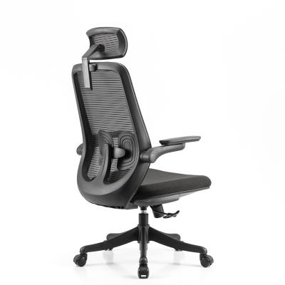 China BIFMA Standard Ergonomic Gaming Office Chair For Computer 660MM Nylon Base Mesh Back for sale