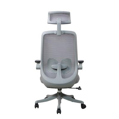 Cina Di gas della primavera bracciolo liscio di Grey High Back Mesh PA6 GF30 della poltrona girevole ergo in vendita