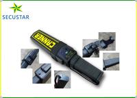 China ABS Rubber Hand Held Security Metal Detector Adjustable Sensitivity For Supermarket for sale
