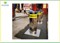 China LED Flashing Remote Control Automatic Bollard Systems Connect With Road Barrier for sale