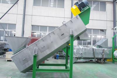 Cina Rondella ad alta velocità di attrito 1500KG/H, linea di riciclaggio di plastica della macchina sS304 in vendita