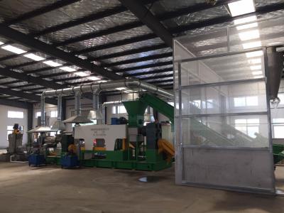 Cina macchina di riciclaggio di pelletizzazione di plastica dei film del PE 1000kg/h in vendita
