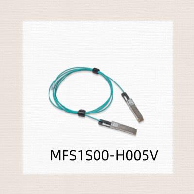 China Low Latency mellanox Aoc cable Optical Cable MFS1S00-H005V Connect Servers 200G 5m for sale