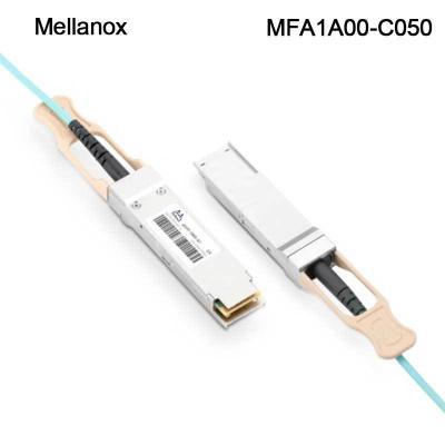 Китай QSFP LSZH Mellanox AOC Активный оптический кабель MFA1A00-C050 100GbE 50m продается