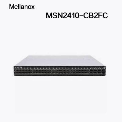 MSN2410-CB2FC メラノックス sN2410メラノックスのネットワーク スイッチの積雲のLinuxは48 SFP28 8つのQSFP28港を左舷に取る
