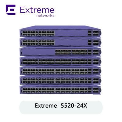 China Extreme Network Switch 24 Port Switch Rack Mountable Model 5520-24X for sale
