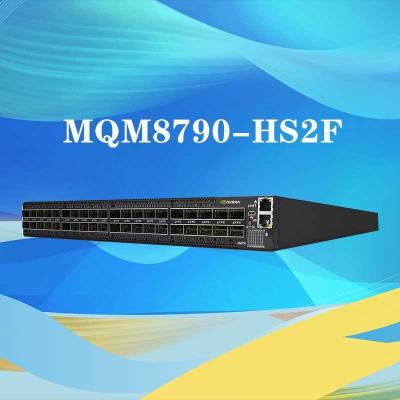 중국 MQM8790-HS2F 멜라녹스 네트워크 스위치 40 공항 난-블록킹 운영된 HDR 200Gb/S 판매용