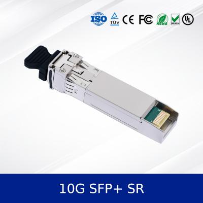 中国 オプティカルトランシーバーモジュール イーサネット 10GB/S 850nm 300m SFP+ 10G-SR 商用グレード 販売のため