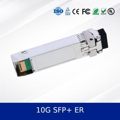 中国 データセンターイーサネット用光接送機モジュール 10G SFP+ ER 高性能,低電力,信頼性 販売のため