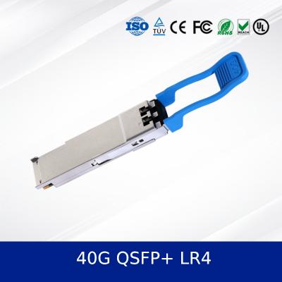 中国 信頼性の高いネットワーキング向け高速40G QSFP+ LR4 3.3V光トランシーバーモジュール 新 販売のため