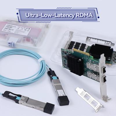 中国 ConnectX-6 MCX653106A-HDAT VPI Mellanox ネットワークカード 200Gb/s InfiniBand および Ethernet アダプター 販売のため