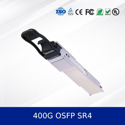 中国 400G OSFP SR4 光トランシーバーモジュール 100m OM4、MPO-12、データセンターイーサネット用CMIS 5.0 販売のため