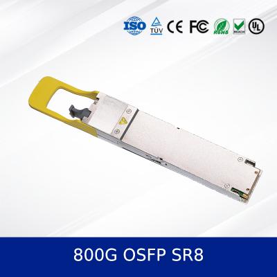 中国 800G OSFP SR8 オプティカルトランシーバーモジュール 高速,低電力,MSA対応 販売のため
