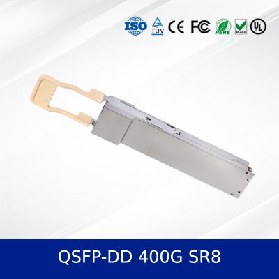 中国 データセンター向け高速 QSFP-DD 400G SR8 光トランシーバモジュール 販売のため