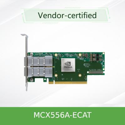 Cina Scheda di rete MCX556A-ECAT ConnectX-5 dell'OEM QSFP28 EDR 100GbE Mellanox in vendita