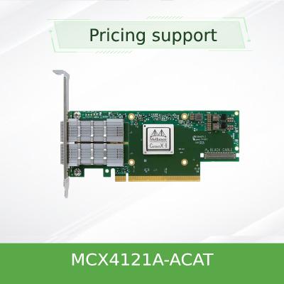 중국 멜라녹스 ConnectX-4 Lx EN 25GbE 이원 포트 SFP28 PCIe3.0 X8 네트워크 인터페이스 카드 MCX4121A-ACAT 판매용