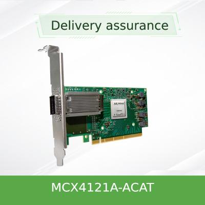 China Porto duplo SFP28 PCIe3.0 X8 MCX4121A-ACAT da placa de rede do EN 25GbE Mellanox de ConnectX-4 Lx à venda