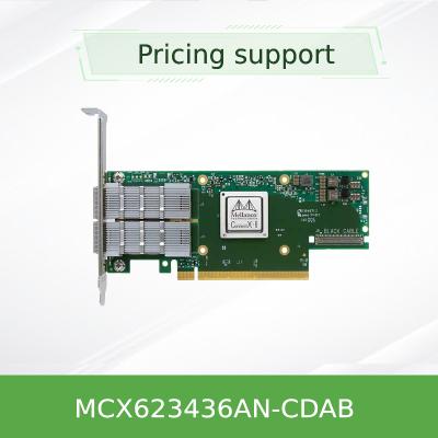 중국 Nvidia MCX623436AN-CDAB ConnectX-6 Dx En 어댑터 카드, 100GbE, OCP3.0, 호스트 관리 포함, 듀얼 포트 QSFP56, PCIe 4.0 x16, 암호화 없음, 썸스크류 (풀 탭) 판매용