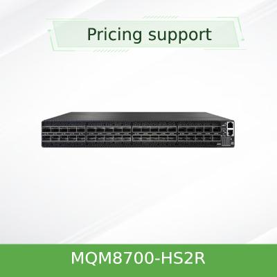 Cina 920-9b110-00rh-0m0 Mellanox MQM8700-HS2R(920-9B110-00RH-0M0) Quantum Hdr Infiniband network Switch 40 porte Qsfp56 Velocità di trasmissione 10/100/1000Mbps in vendita