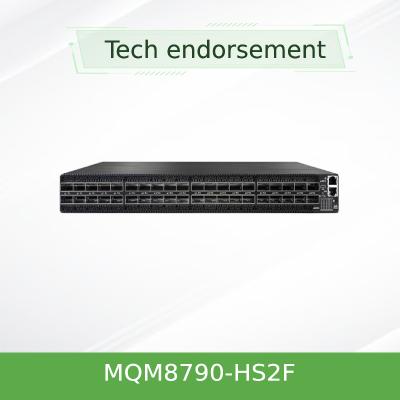 Cina MQM8790-HS2F(920-9B110-00FH-0D0) Switch di rete HDR Mellanox Infiniband, 40 porte QSFP56, 2 alimentatori CA in vendita