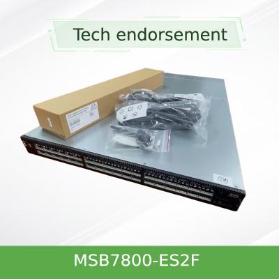 中国 MSB7800-ES2F Mellanoxネットワーク スイッチIB 2はEDR InfiniBand 1U 36のQSFP28港を基づかせていた 販売のため