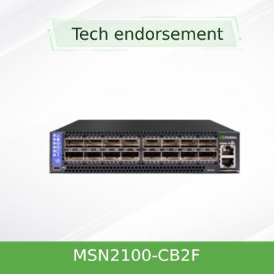 Cina Lo spettro del commutatore di rete di MSN2100-CB2F Mellanox ha basato Ethernet aperta 1001U con la carta di Mellanox in vendita