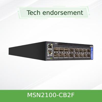 Ethernet di MSN2100-CB2F Mellanox commuta la mezza larghezza 10/25GbE e 100GbE