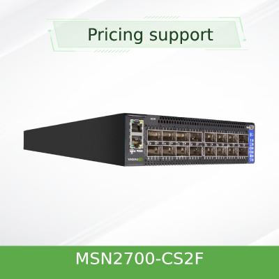 China MSN2700-CS2F Mellanox Netz-Schalter-Spektrum basierte offenen Ethernet-Schalter 25GbE/100GbE 1U zu verkaufen