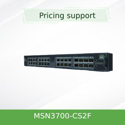 Cina Corredo standard della ferrovia del flusso d'aria del CPU P2C di profondità X86 dei rifornimenti del commutatore di rete di MSN3700-CS2F Mellanox (CA) in vendita