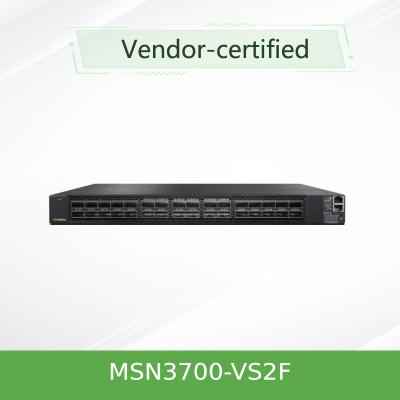 Cina Supporto di scaffale del commutatore di rete di MSN3700-VS2F 200GbE Mellanox SN3000 1U in vendita