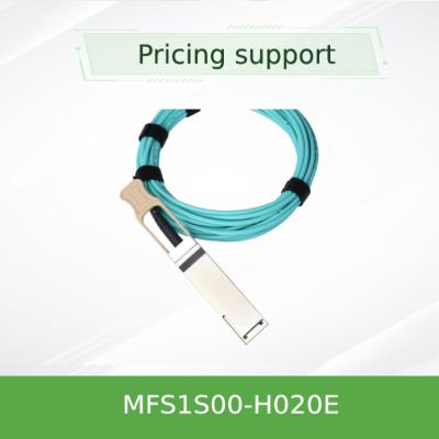 China 20m 200Gb Mellanox Active Fiber Cable AOC Ethernet Cable MFS1S00-H020E QSFP56 for sale
