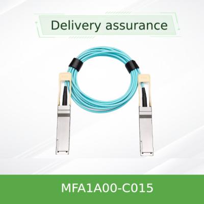 100GbE QSFP LSZH 멜라녹스 AOC Ethernet 케이블 MFA1A00-C015 15m