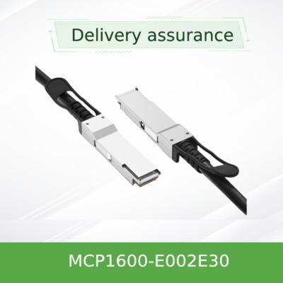 China EDR Mellanox 100g QSFP28 DAC Cable MCP1600-E002E30 IB 100Gb/s 2m for sale