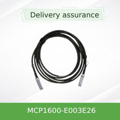 China MCP1600-E003E26 Direct Attach Copper Cable InfiniBand EDR Up To 100Gb/S QSFP28 3m Black 26AWG for sale
